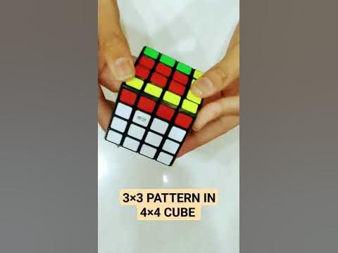 3×3 pattern in 4×4 CUBE | rubix cube | song One Love | Shubh | - YouTube