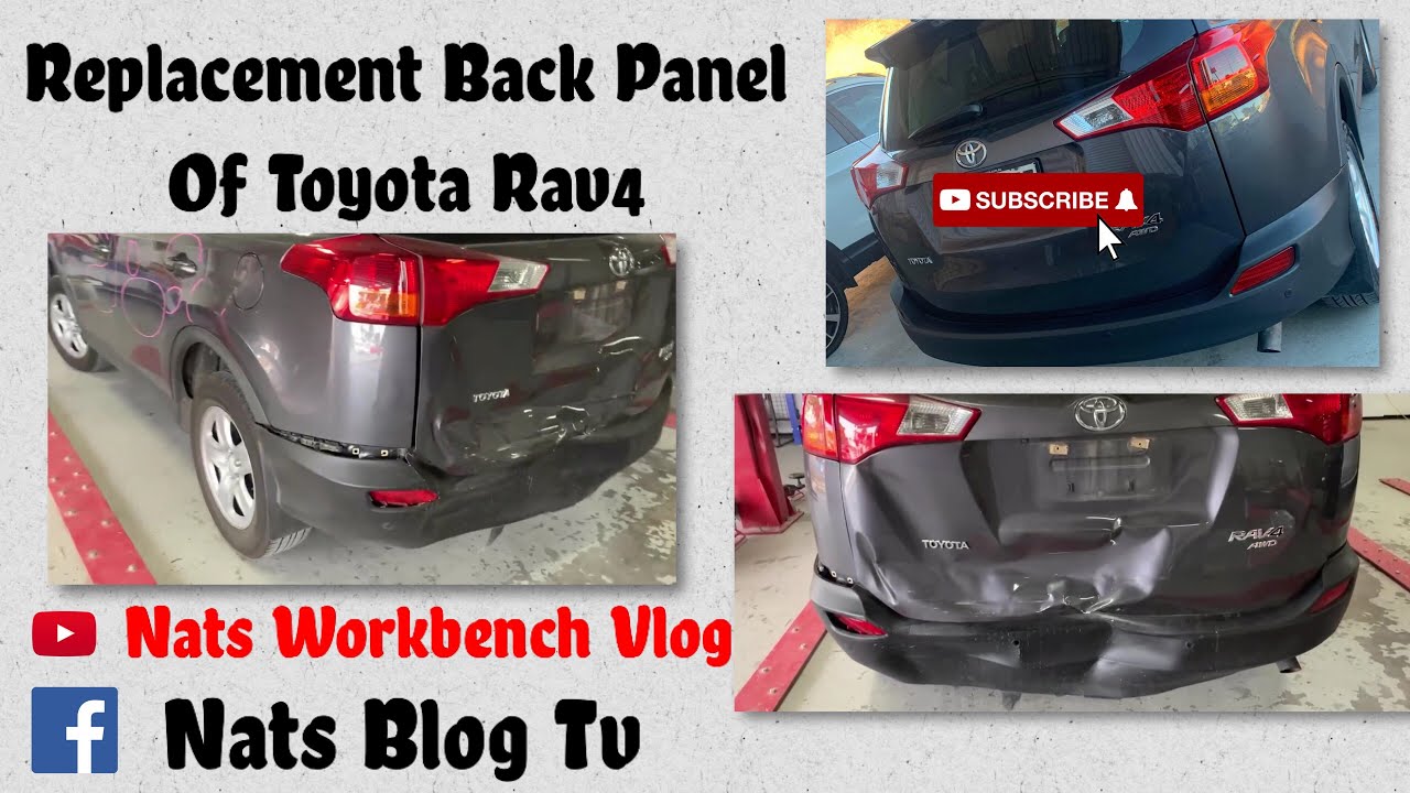 Replacing Back Panel of Toyota Rav4 - YouTube