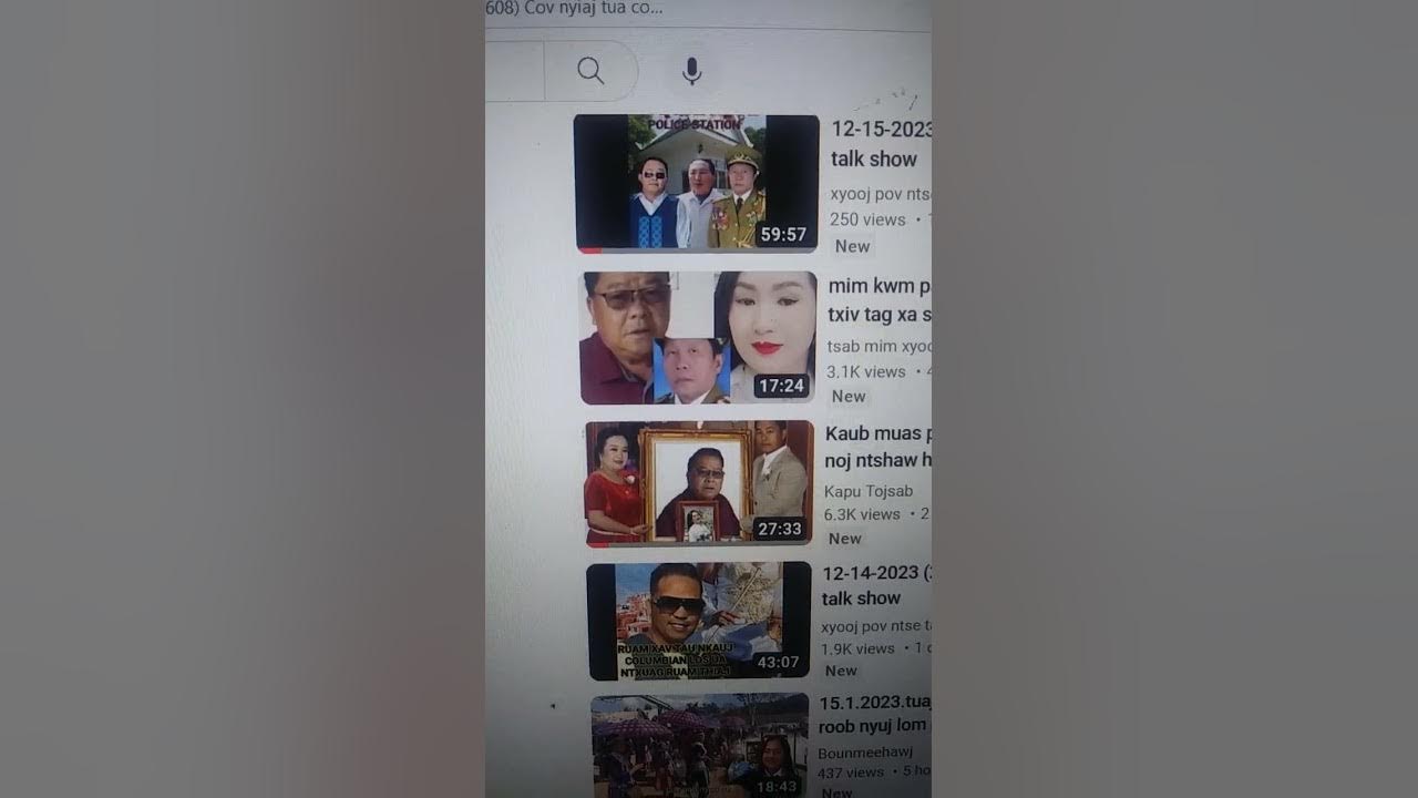 Hmoob Cob Fab tham nrog Xyooj Pov Ntse txog Kaub Muas Nyiaj Xyooj Muas Xaiv Suav txiv - YouTube