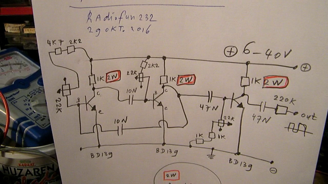 High quality square wave oscillator 3,2 KHz - 28 KHz & ultrasound ...