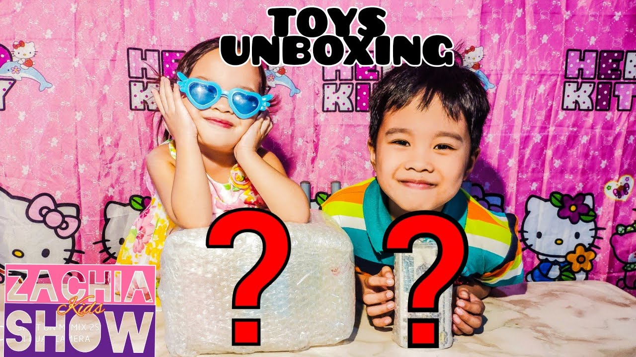 How kids unbox their new toys and what indside? - YouTube