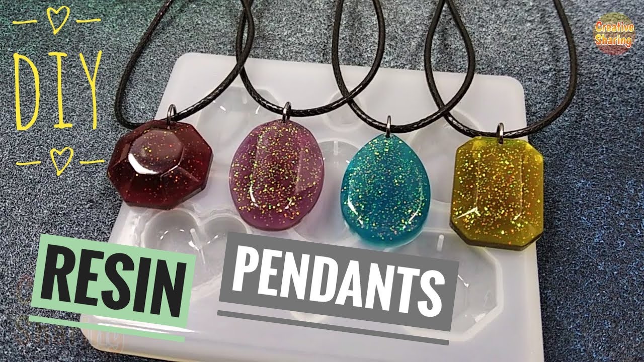 CARA MEMBUAT LIONTIN YANG TERBUAT DARI EPOXY RESIN DAN GLITTER | RESIN ...