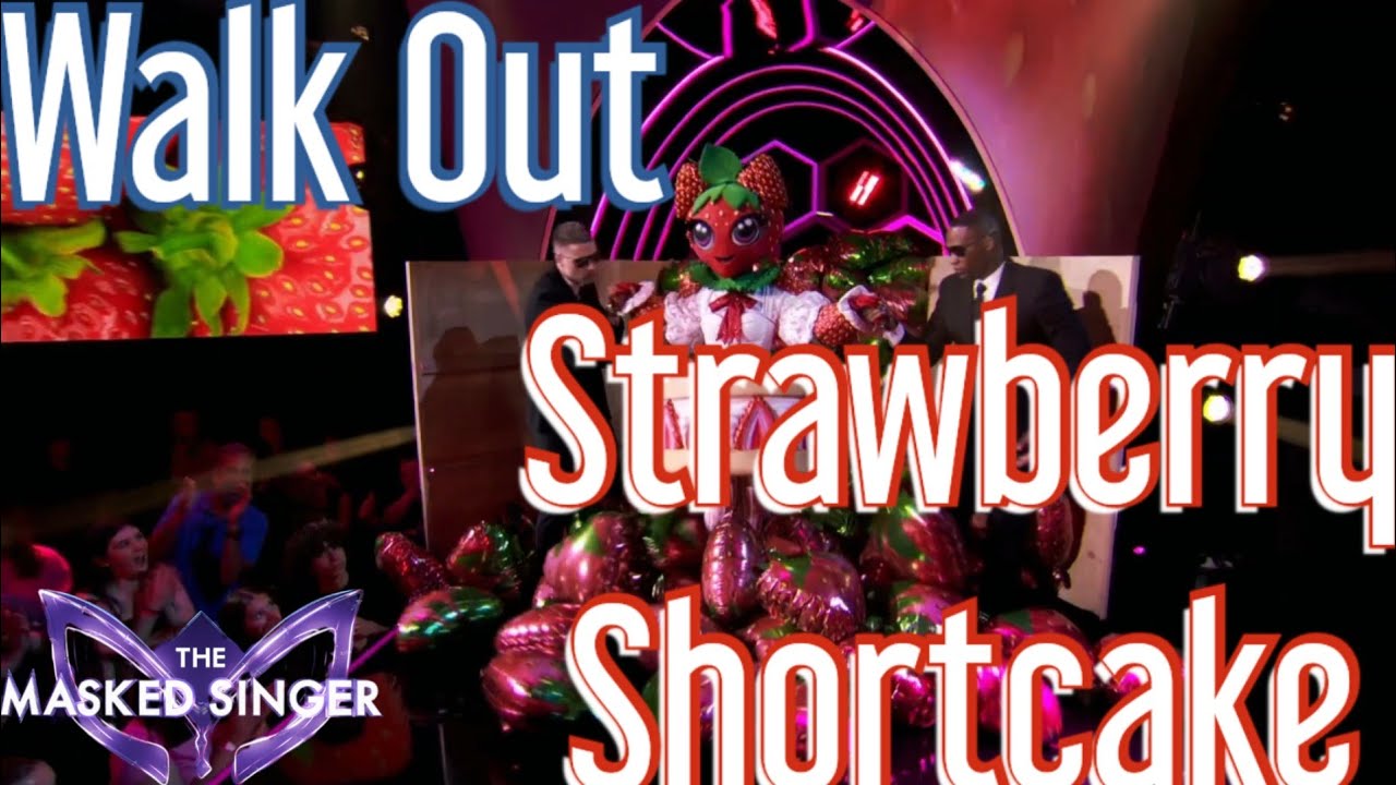 Strawberry Shortcake Walk Out / The Masked Singer USA Season 12 Ep. 7 ...