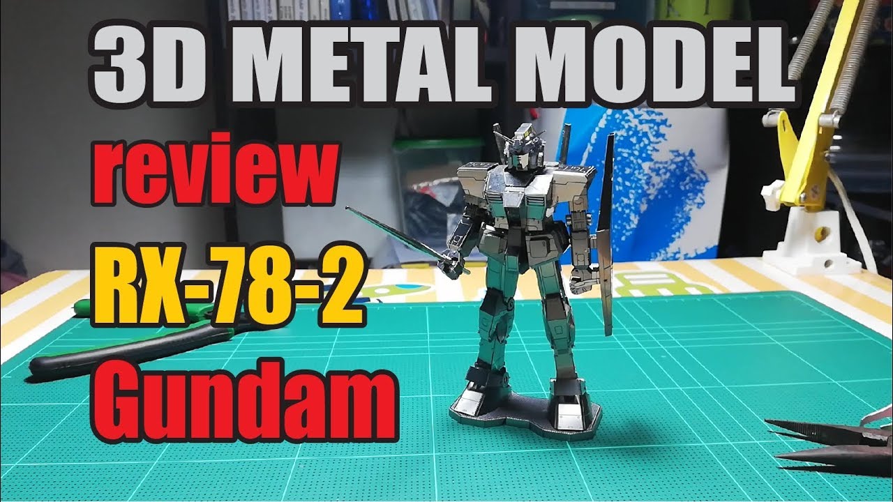 [SPEED BUILD] RX-78-2 Gundam 3D Metal Model review - YouTube