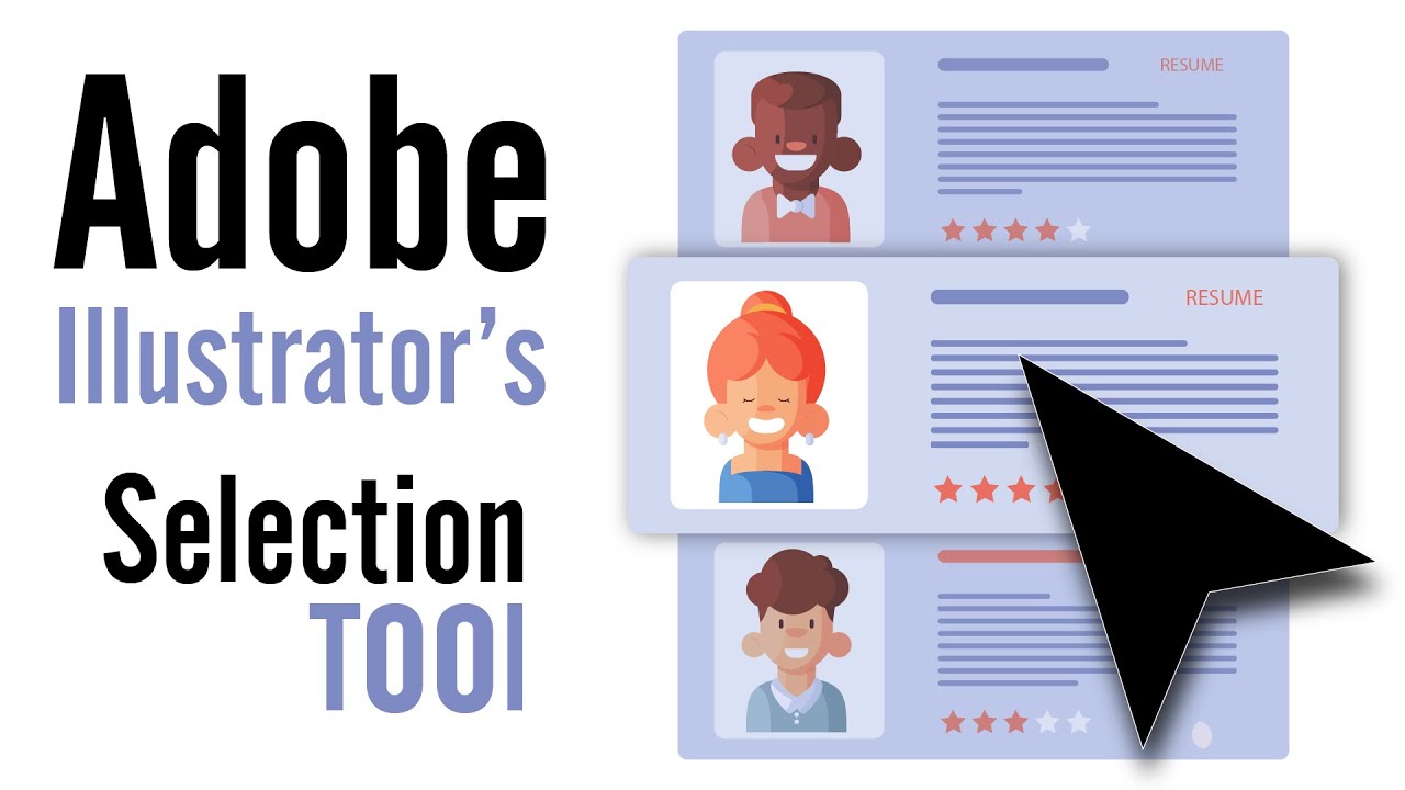 Adobe Illustrator: Selection Tool | Class 6 - YouTube