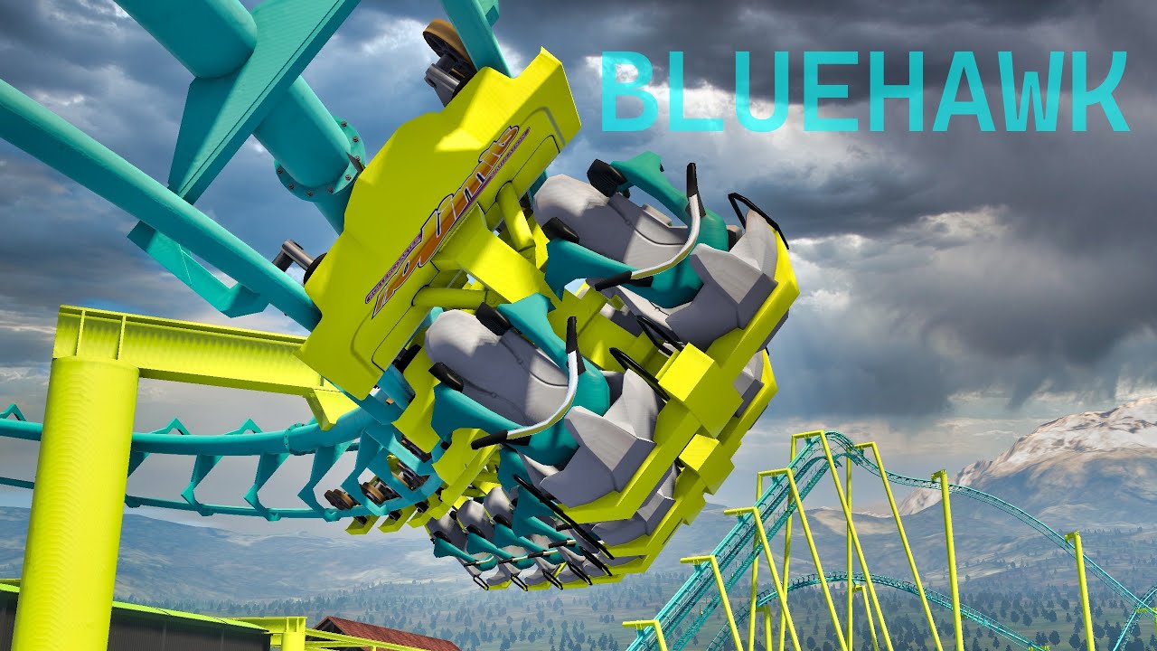 Bluehawk | Vekoma SLC Coaster | No Limits 2 - YouTube
