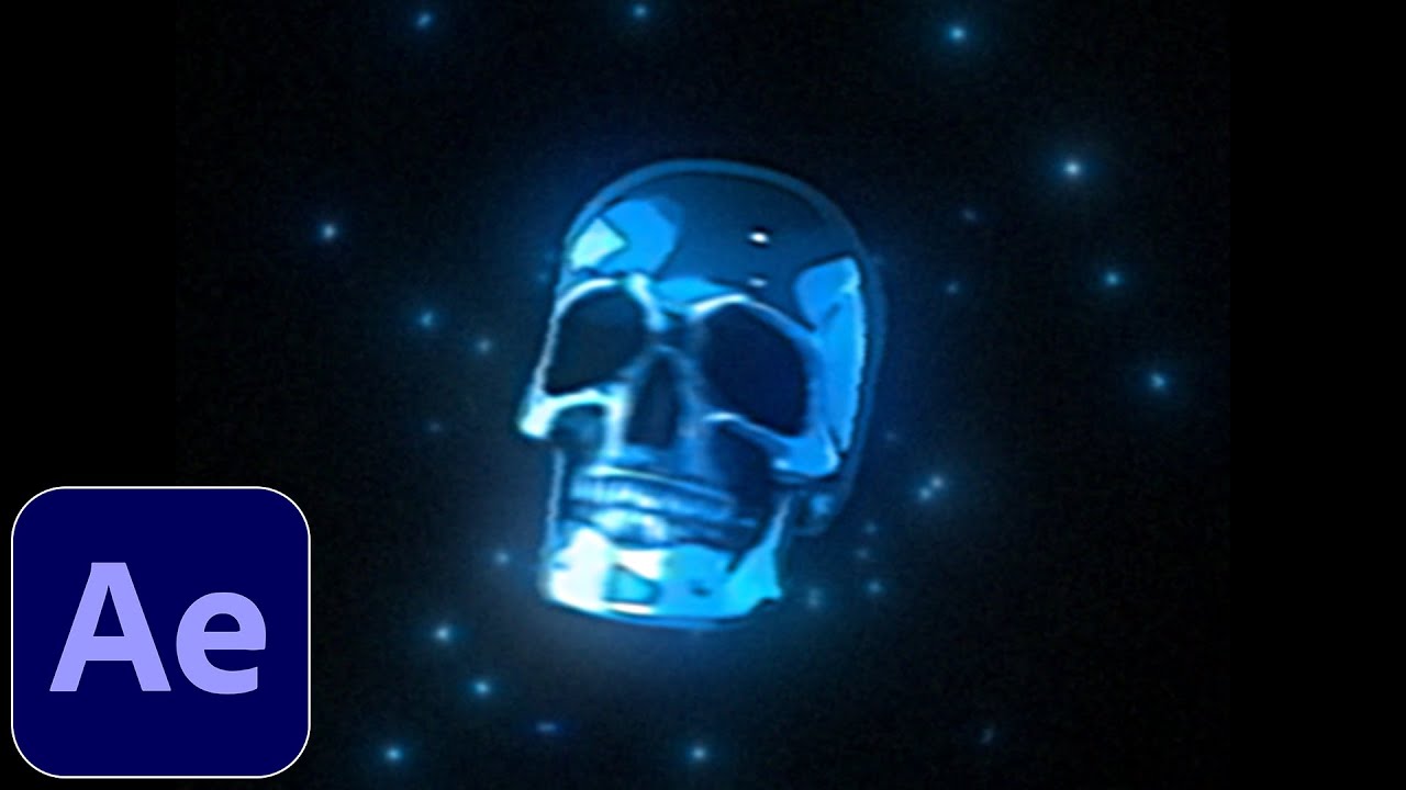 VHS SKULL VISUALIZER - After Effects Tutorial - YouTube