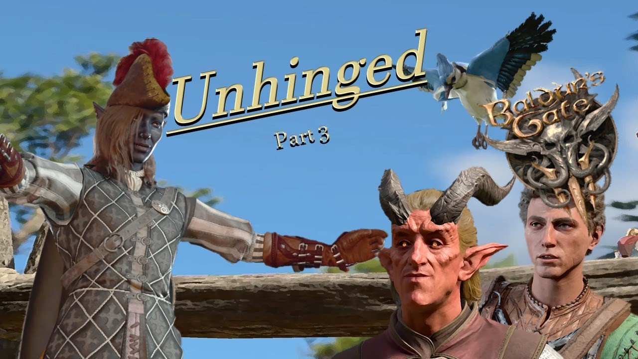 Baldur's Gate 3 Unhinged - (part 3) The Punch up in the Grove - YouTube