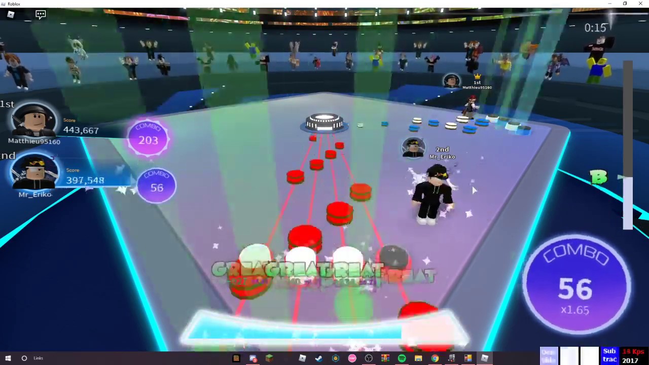 Robeats Gameplay (improved) - YouTube