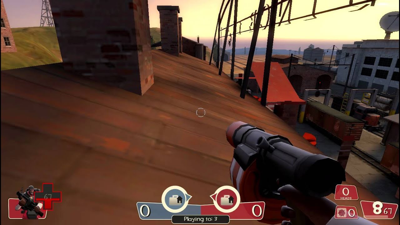 tf2 out of the map on ctf well - YouTube