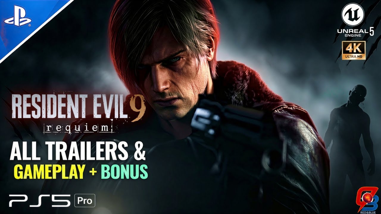 RESIDENT EVIL 9 REQUIEM - ALL TRAILERS & GAMEPLAY DEMO | Official Leon ...