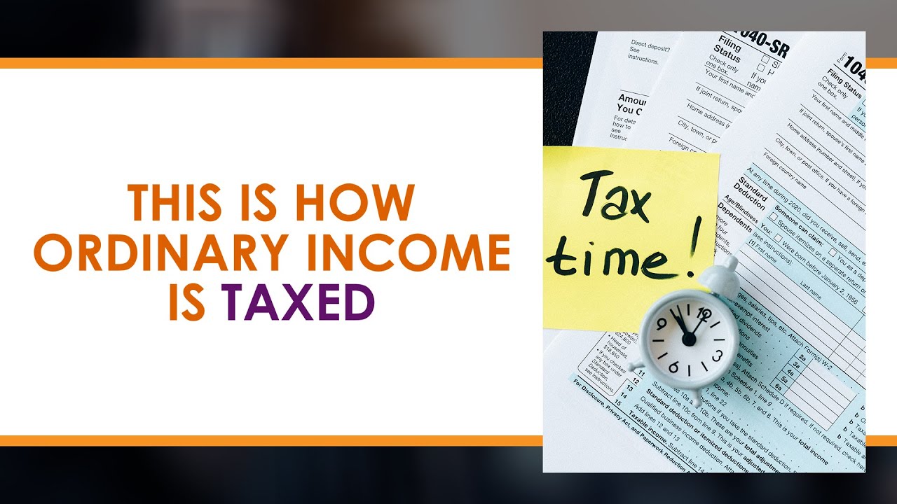 This Is How Ordinary Income Is Taxed - Robert Kiyosaki - YouTube