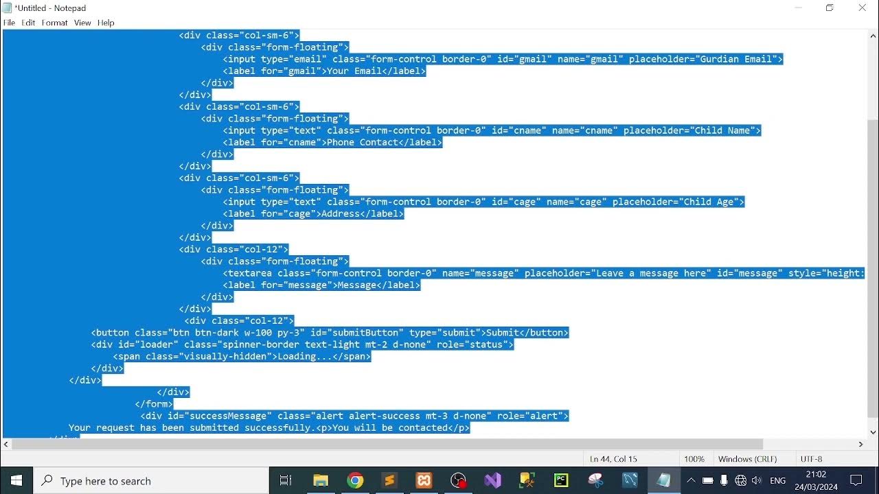 AJAX MYSQL PART 2 (creating html form) - YouTube