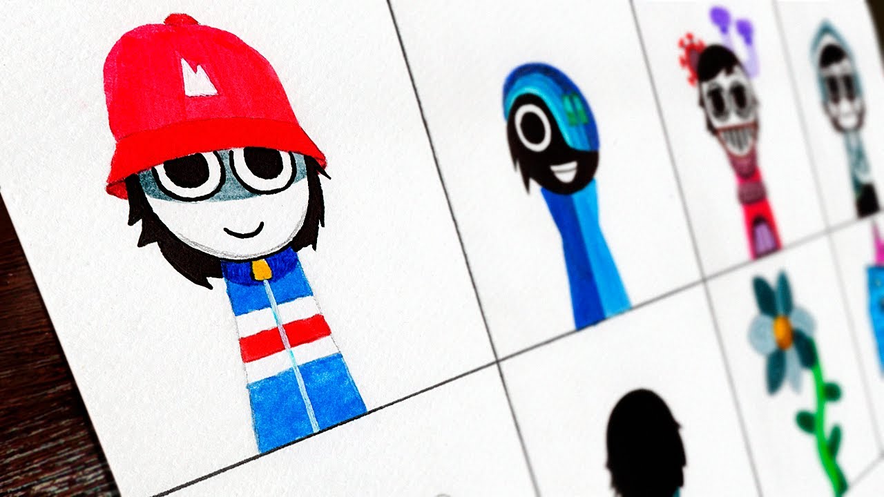 Drawing BONUS characters [Incredibox Sprunki] - YouTube