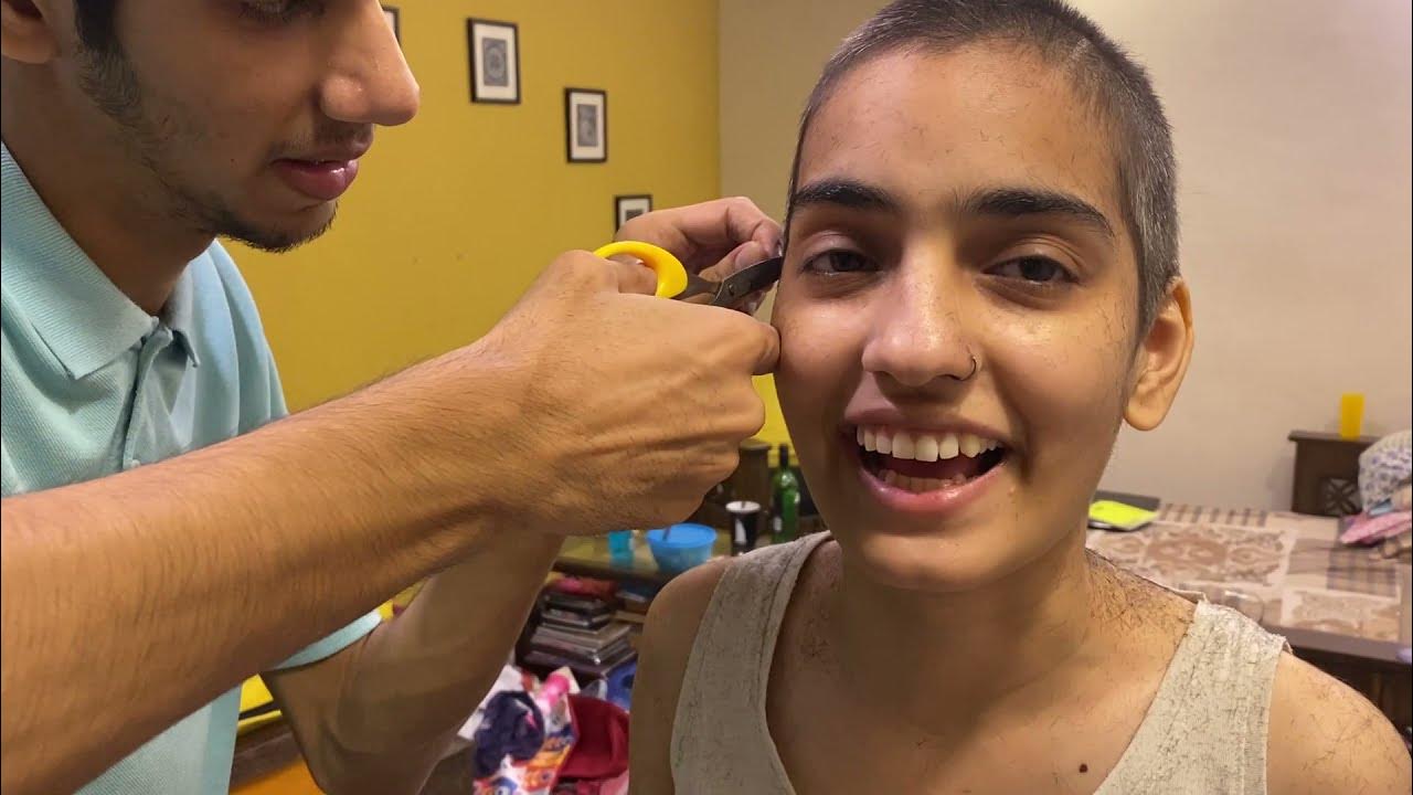 SHE GETS SHAVED! | Vlog #10 - YouTube