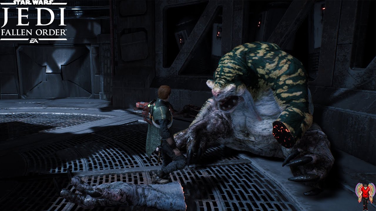 Star Wars Jedi: Fallen Order - Rabid Jotaz Boss Fight - YouTube
