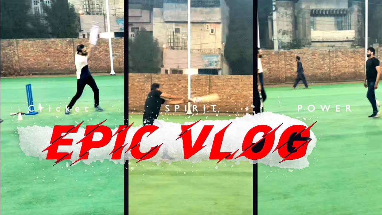 Cricket Match Epic Vlog | Ammar Ahmed - YouTube