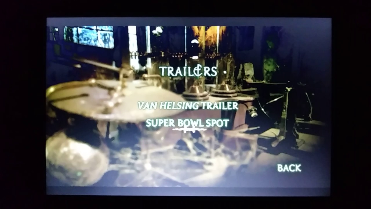 Van Helsing Dvd Menu Walkthrough - YouTube