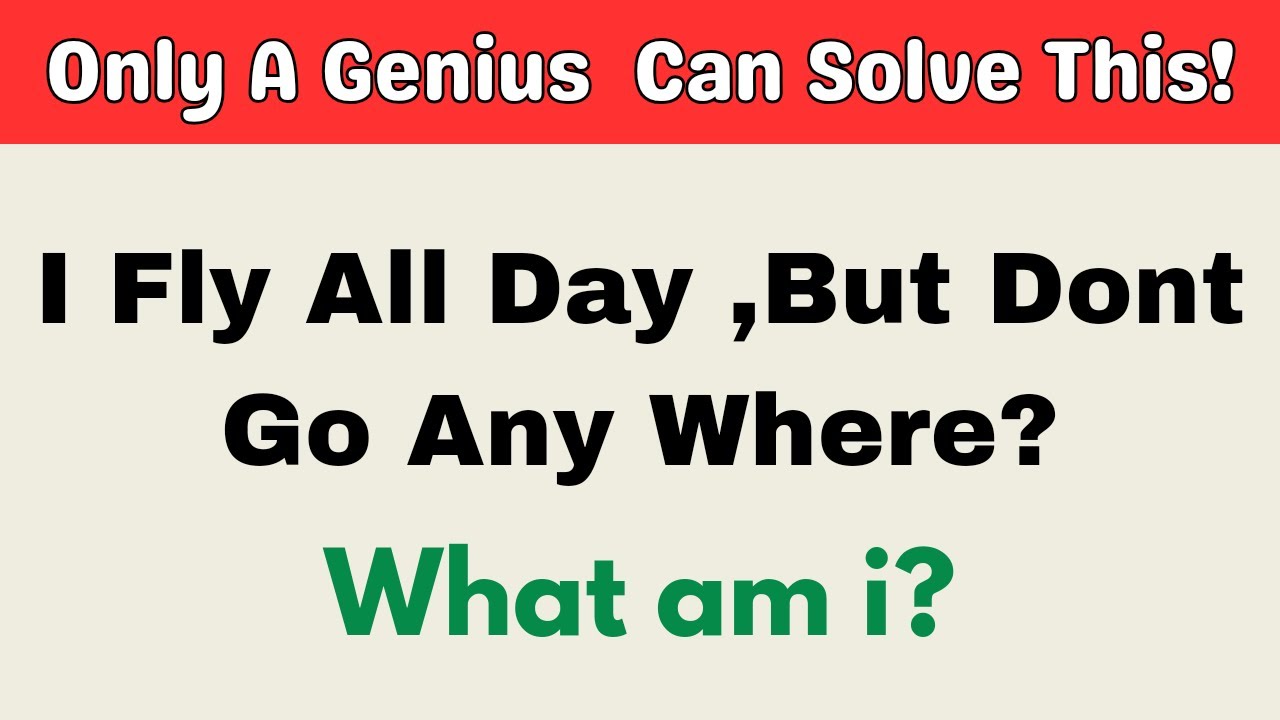 CAN YOU SOLVE THESE 10 TRICKY RIDDLES |Brain quiz - YouTube