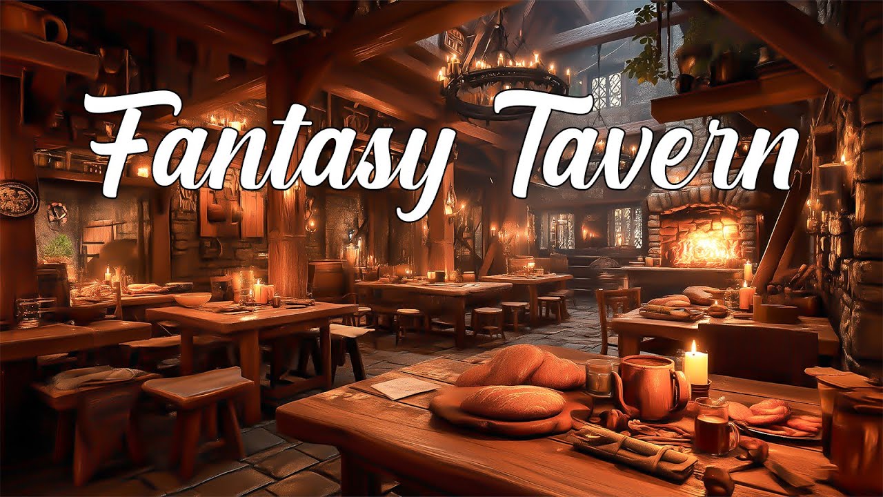 Medieval Fantasy Tavern | Cozy Tavern Ambience & DnD Music - YouTube