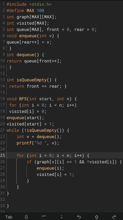 BFS traversal #shorts #ytshorts #coding #bfs #programming - YouTube
