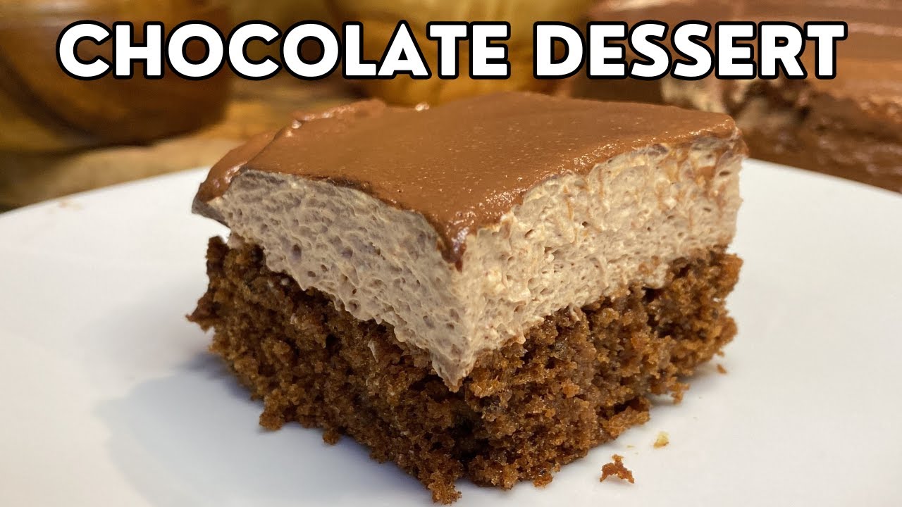 Turkish Chocolate Dessert | Delicious Chocolate Cake - YouTube