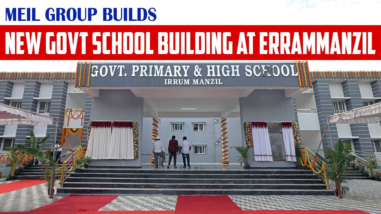 New Government School Building at Errammanzil | Megha Engineering - YouTube
