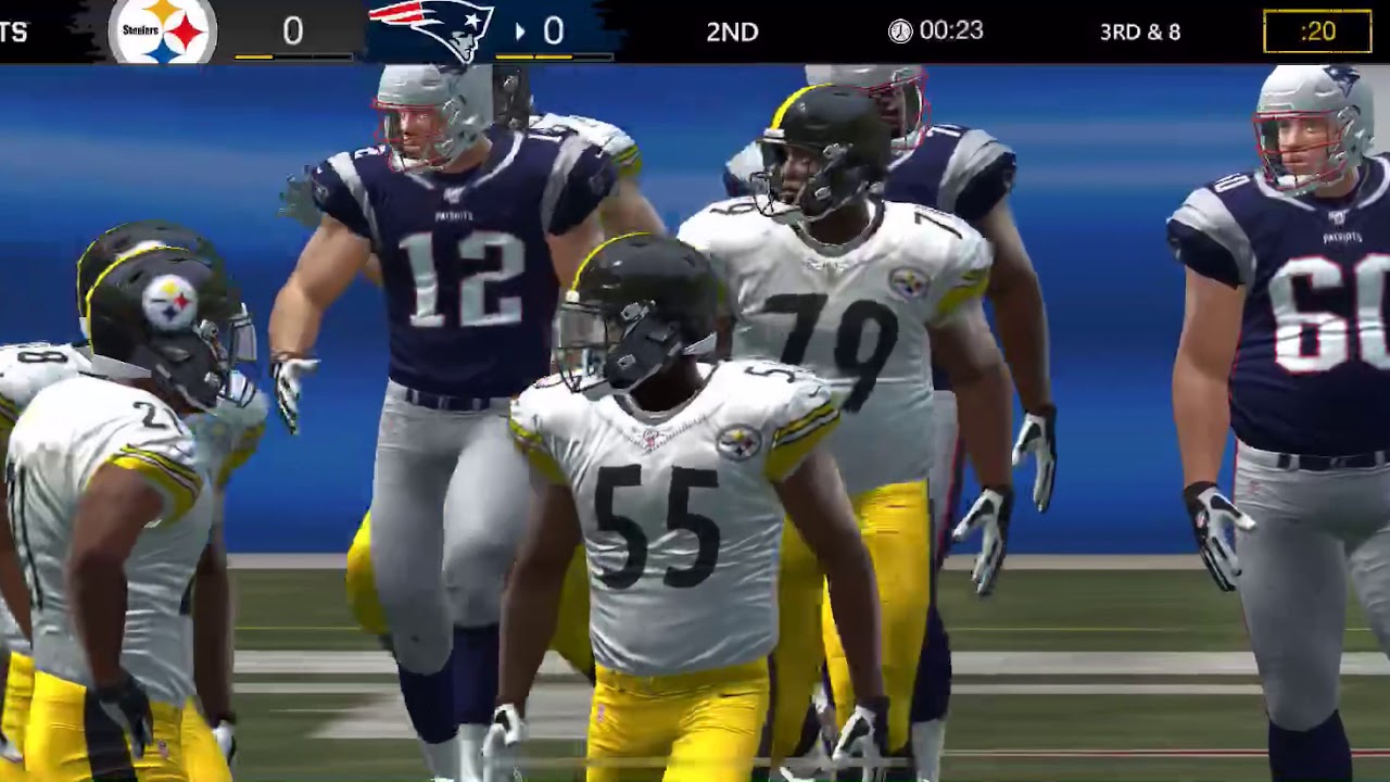 Madden Mobile 20 Patriots lineup season mode episode 1 - YouTube