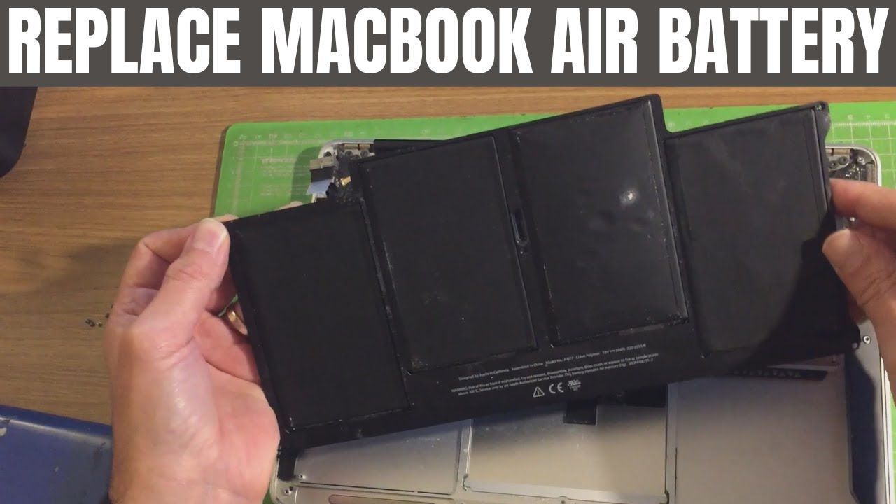 How To REPLACE Your MacBook Air 13 BATTERY in 10 MINUTES - YouTube