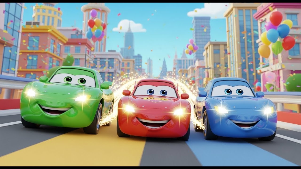 Learn Colors with Shiny Cars 🚙🟢🔴 | Colors Song for Kids | Fun Learning ...