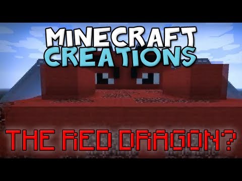 Minecraft Creations: The Red Dragon? - YouTube