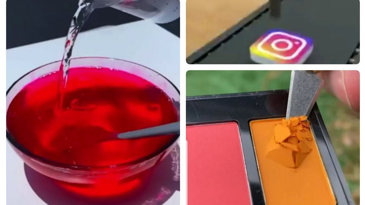 How to make slime at home| social Media icon Making |Makeup cracking ...