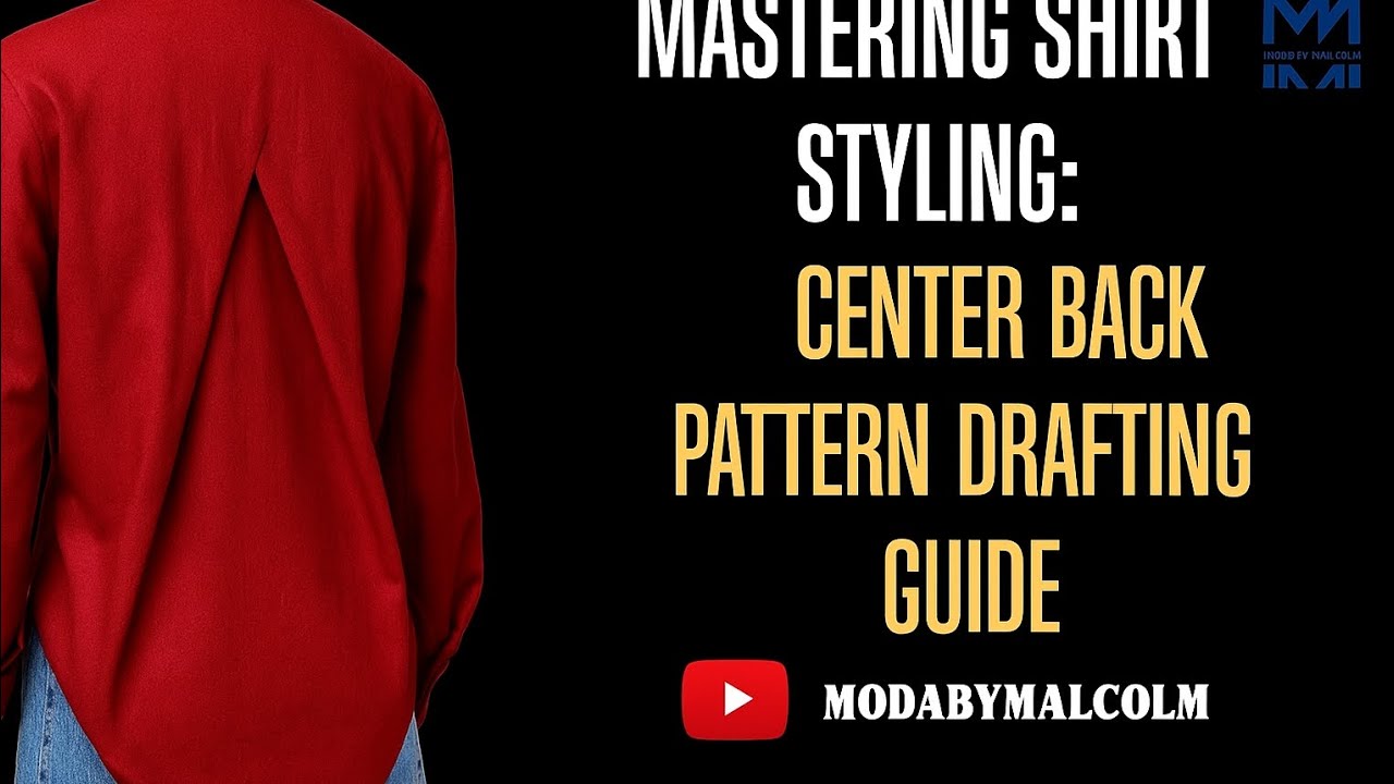#onlinepatternclass : How to Draft a Stylish Center Back Shirt Design ...