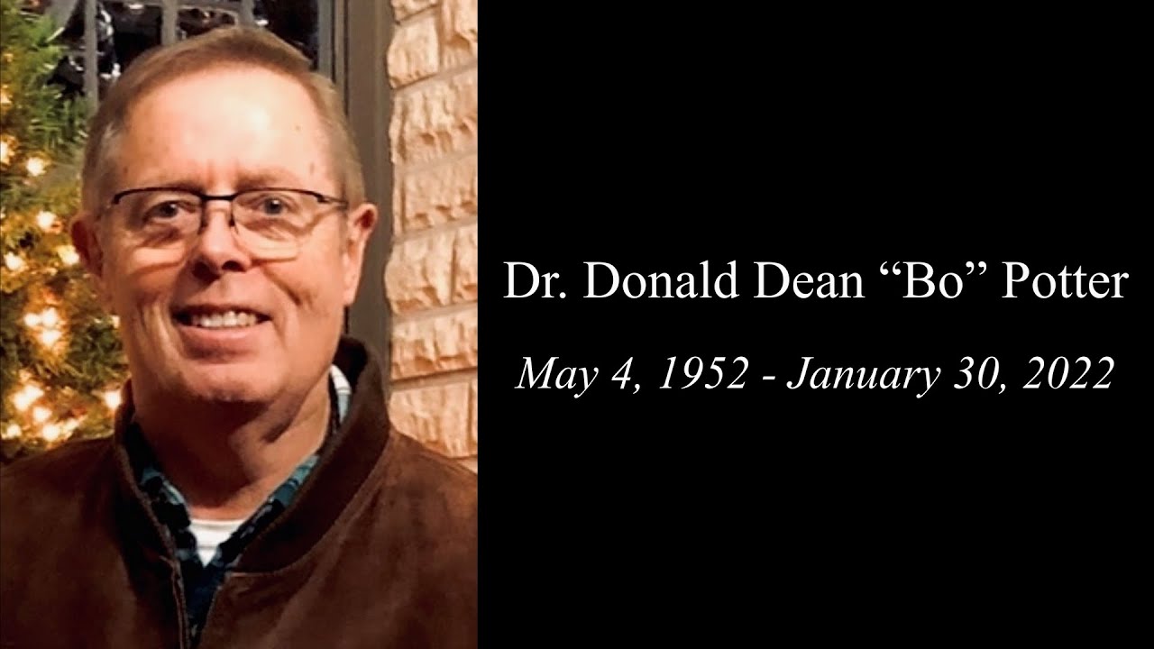 Donald "Bo" Potter - Celebration of Life - YouTube