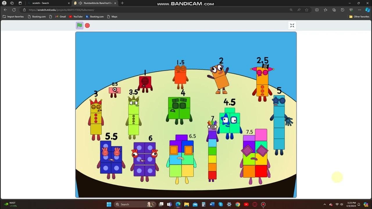 NUMBERBLOCKS BAND BUT EVEN MORE HALVES HD - YouTube