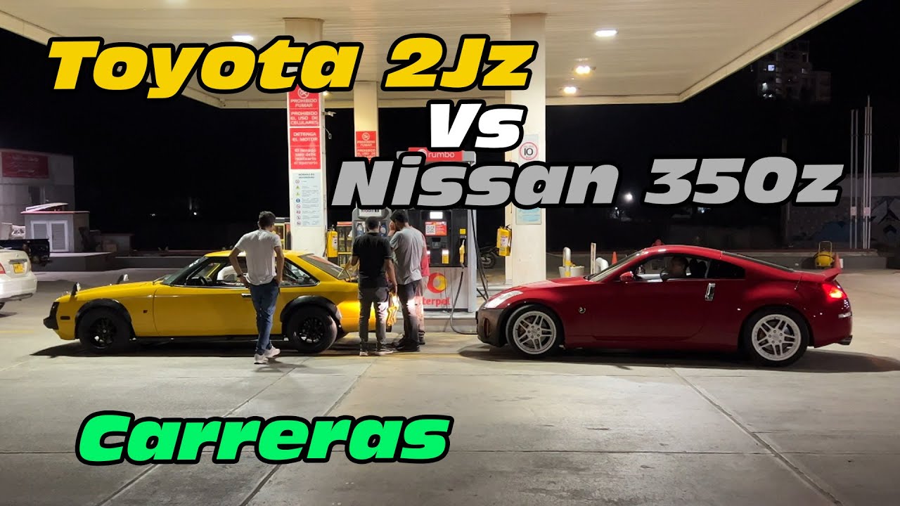 Nissan 350z Vs Toyota 2Jz 240km/h - JDM en acción - YouTube