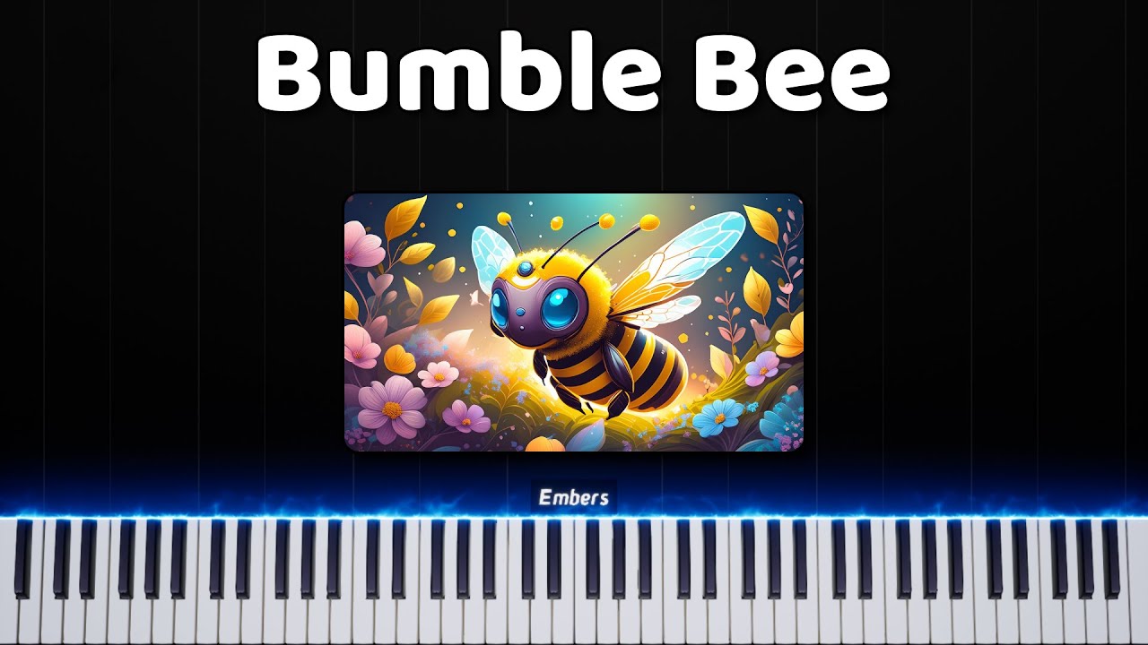 Bumble Bee - Piano tutorial - YouTube