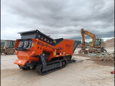 La trituradora ARJES COMPAKTOR 300 en acció 😮 - YouTube