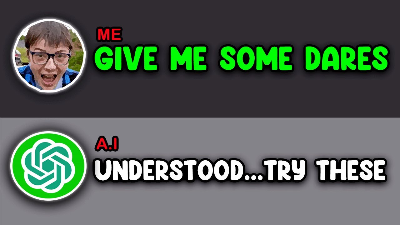Can I Complete these AI dares? - YouTube