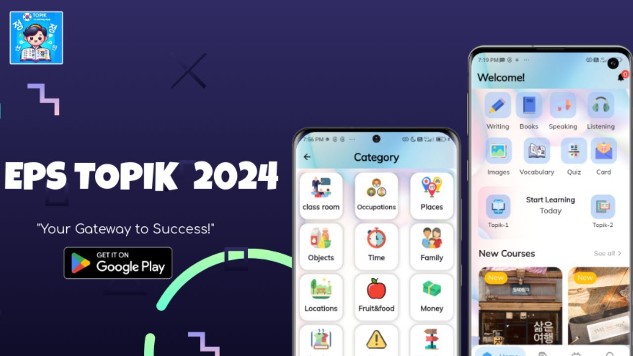 EPS TOPIK 2024 || The Best EPS TOPIK Learning App In Playstore || # ...
