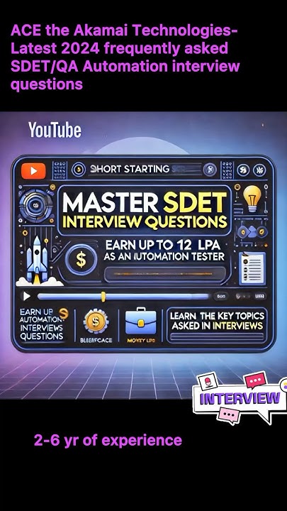 2024-Akamai Technologies-Interview Questions asked for QA JAVA|SDET/QA Automation #qaautomation ...