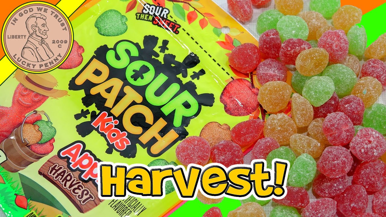 Sour Patch Kids Apple Harvest Soft $ Chewy Candy Tasting Cranberry ...