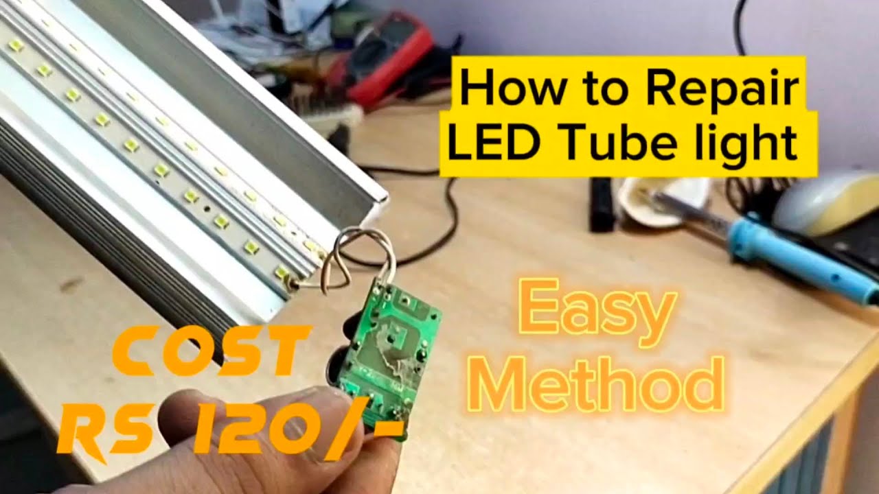 How to Repair LED Tube light | Led tube light repair - YouTube