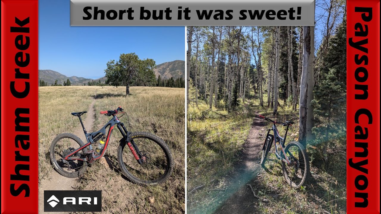 Smashed derailleur cut this ride short! | Mountain Biking Shram Creek ...
