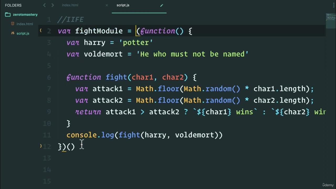 JavaScript Adv Concepts Modules 1003 Module Pattern - YouTube