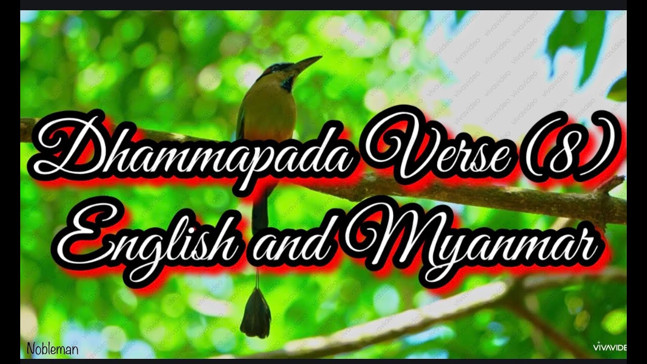 Dhamma Sound-Dhammapada (8) - YouTube