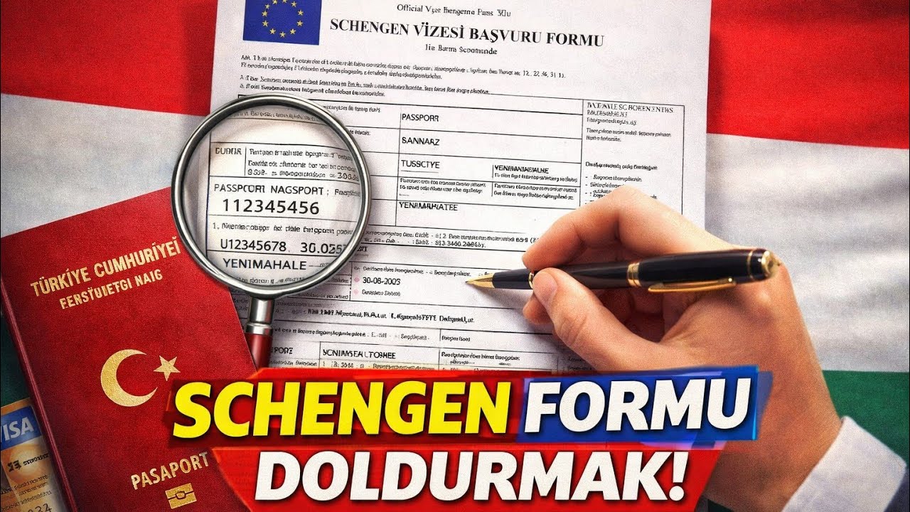 🔴 Schengen vize başvuru formu nasıl doldurulur ? Başvuru Formu ( Vize ...