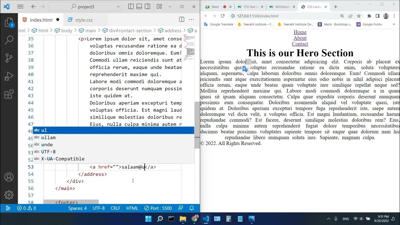 9 - CSS3 Class 3 | Outline | Text | Fonts | Icons | Links | Lists | Tables | Muhammad Umair ...