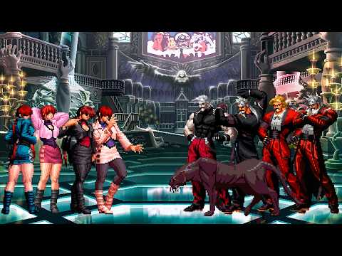 [KOF Mugen] Shermie Team vs Rugal Bernstein Team