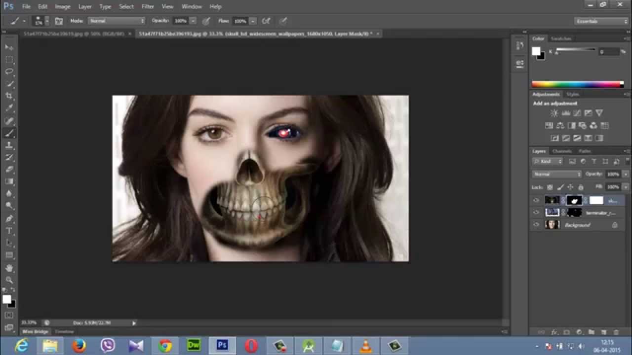 HOW TO CHANGE FACE INTO A HORRIBLE LOOK IN PHOTOSHOP - YouTube